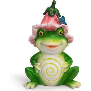 Accents | Frog Figurine Garden Decor Garden Outdoor Flower Frogs ...